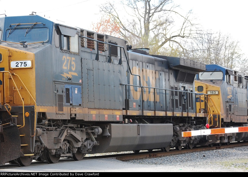 CSX 275 and 163 on the BB Line